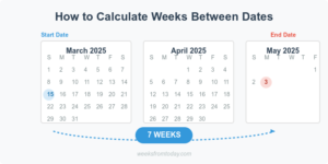How to Calculate Weeks Between Dates? Complete Guide [2025]